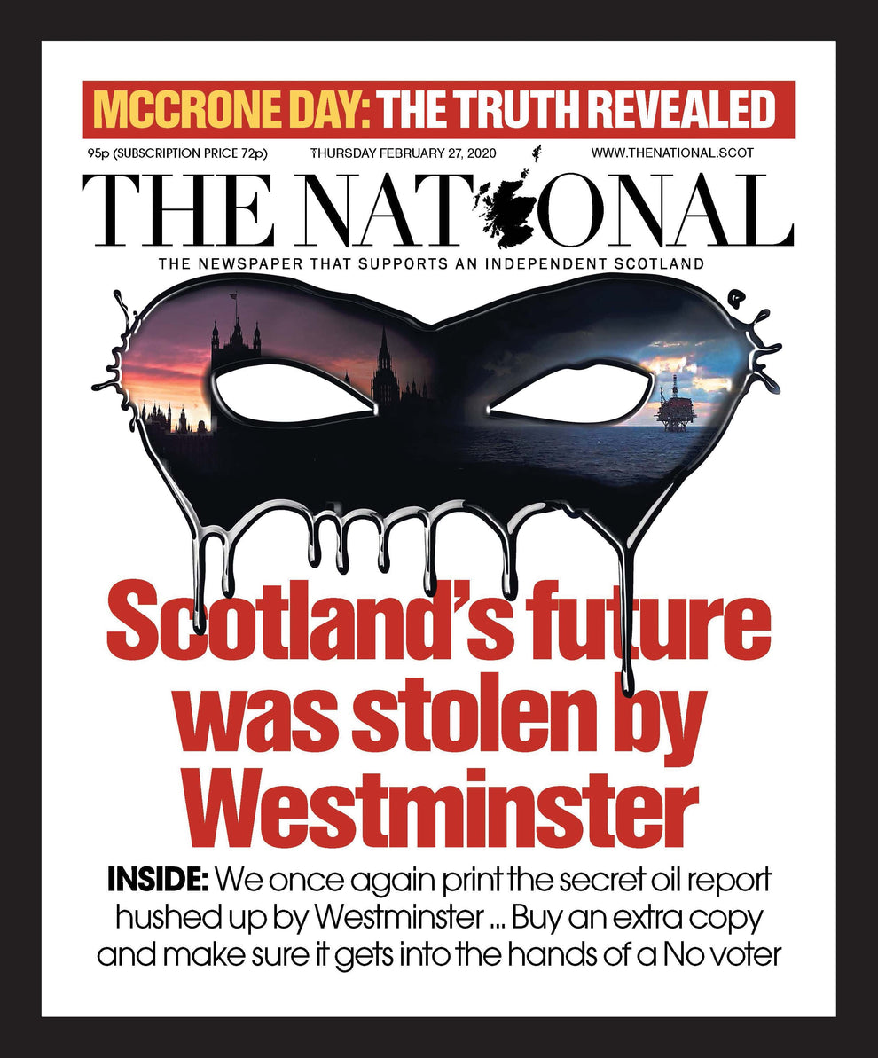 The National (Front Cover) - SCOTLAND-FUTURE – The National Newspaper ...